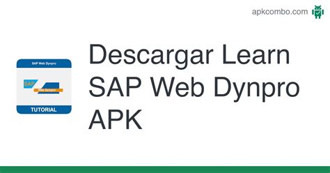 Learn Sap Web Dynpro Apk Android App Descarga Gratis
