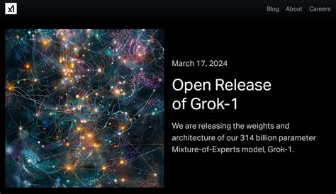 马斯克 xai 开源 grok 1 大模型 codef cc