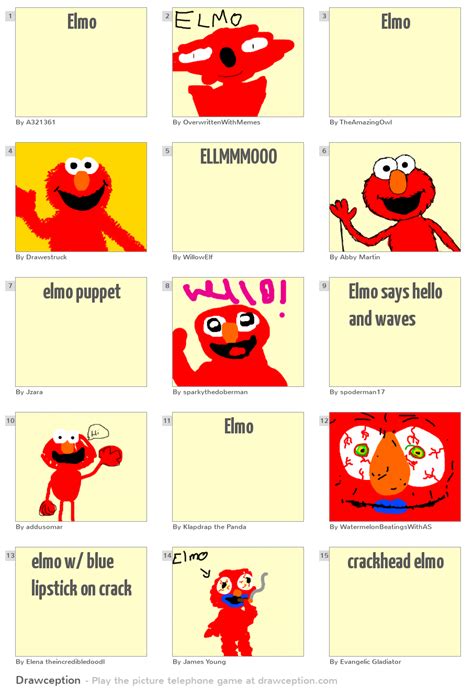 Elmo Drawception