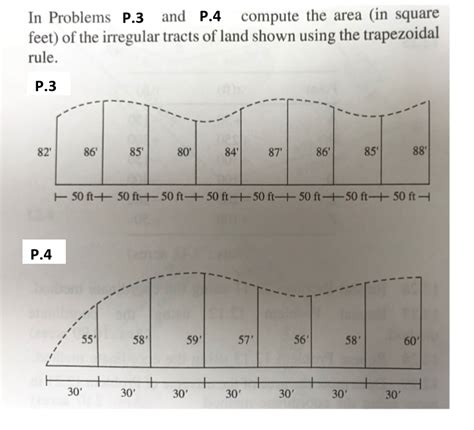 Solved In Problems P3 And P4 Compute The Area In Square