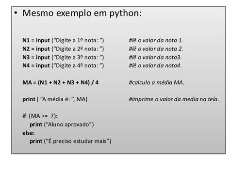 Python Algoritmo