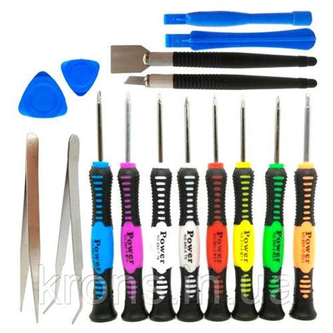 Набор Инструментов для Вскрытия Корпусов Разборки Ремонта Телефонов 16в1 — Купить Недорого на