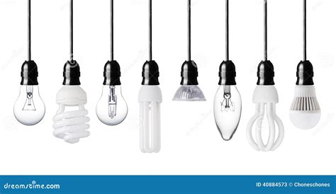 Different Light Bulbs Stock Image Image Of Inspiration 40884573