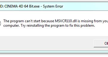 Msvcr Dll Missing Error Solution