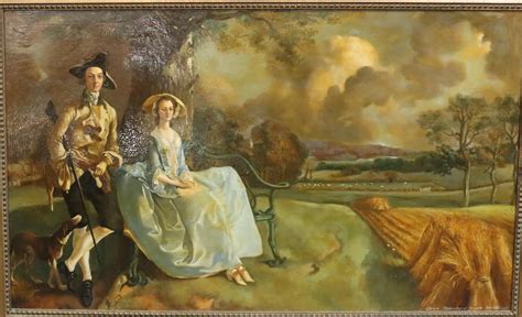Thomas Gainsborough Mr And Mrs Andrews By Thomas Gainsborough Mutualart