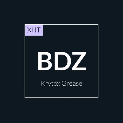 Krytox XHT-BDZ Lubricant | thockpop