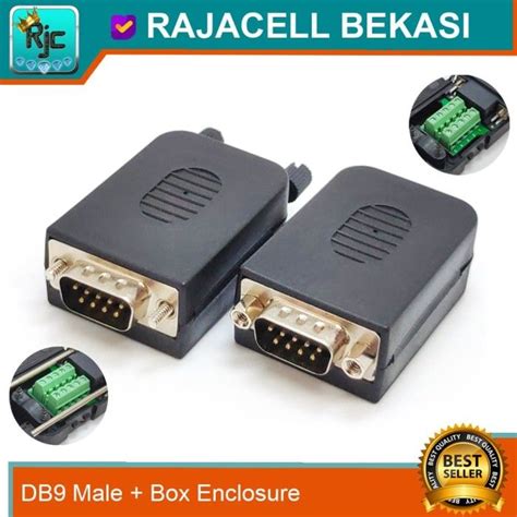 Male Db9 Port Serial Rs232 Rs485 9pin Plus Box Shell Case Lazada Indonesia