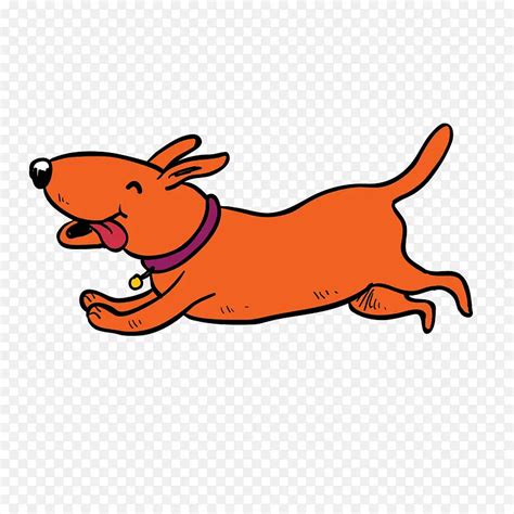 矢量手绘可爱吐舌奔跑小狗png图片素材下载图片编号8528905 Png素材网
