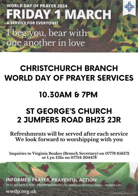 World Day of Prayer 2024 | Christchurch Town Council