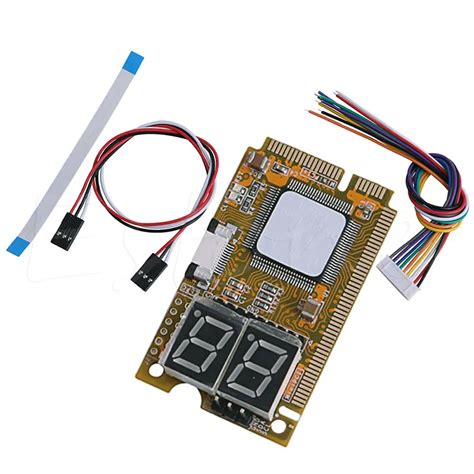 5 In 1 Notebook Diagnose Test Debug Post Card Karte Mini PCI I2C PCI E LPC ELPC In Add On Cards