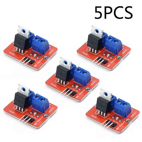 module de pilote bouton mosfet irf520 pour arduino avec support led et moteur eur 10 38