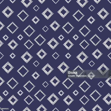 마름모 정사각형으로 원활한 벡터 기하학 패턴입니다 손 끝 없는 배경 질감된 기하학적 그림 그려 포장 웹 배경 벽지 파스텔 그래픽
