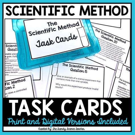 Scientific Method Worksheet Answer Key Included ⋆ The Trendy Science