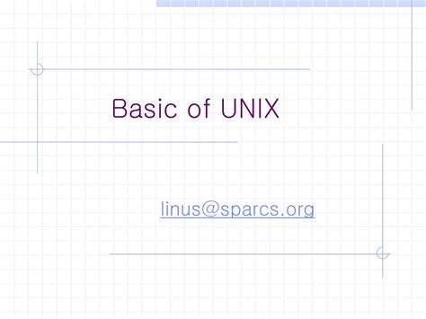 Ppt Basic Of Unix Powerpoint Presentation Free Download Id5560487