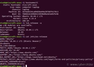 How To Check Ubuntu Version In Linux Command Line NixCraft