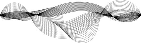 Abstract Line Art Creating A Flowing Wave Pattern With A Sense Of Movement And Rhythm Suitable