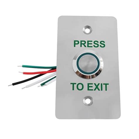 Push To Exit Aluminum Rex Button With Cnonc Terminals Tsz Retail Store Limited