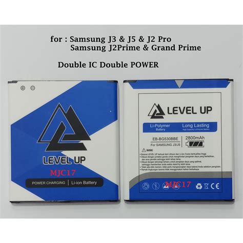 Jual Baterai Samsung J3 J5 J2prime J2pro Gprime Level Up Double Ic