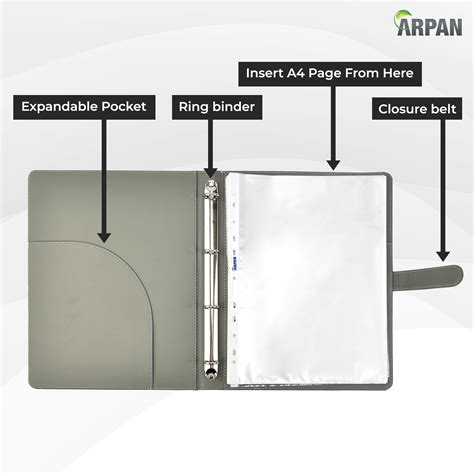 Arpan Personalized Professional Presentation Display Book A4 50 Sheets