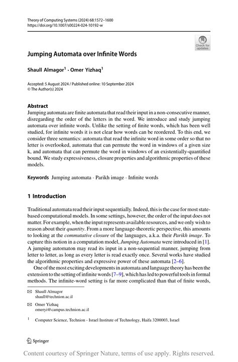 Pdf Jumping Automata Over Infinite Words
