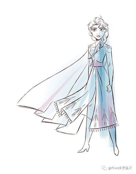 Elsa冰雪奇缘简笔画 冰雪奇缘简笔画简单 伤感说说吧