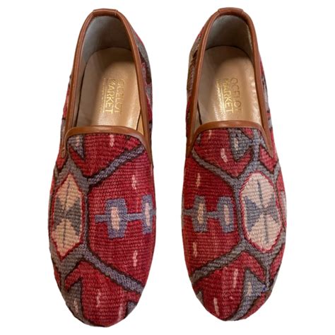 Ocelot Market Turkish Kilim Loafers Lavenderreds Garmentory