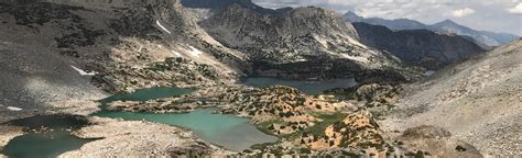 Bishop Pass Trail South Lake To Leconte Canyon 105 Reviews Map