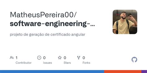 Github Matheuspereira00software Engineering Certificate Projeto De