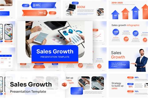 销售增长ppt模版 Pptx 云瑞设计