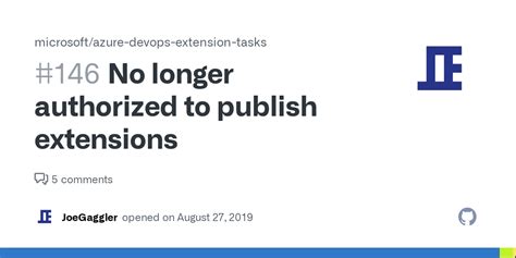 No Longer Authorized To Publish Extensions · Issue 146 · Microsoft