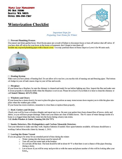 Winterization Preparations For Your Home Winterization Preparations For Your Home