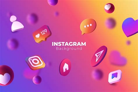 Premium Vector Gradient Instagram Background