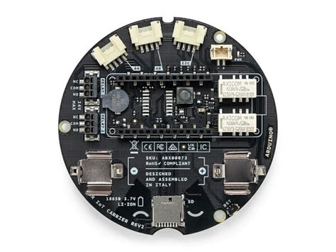 Arduino MKR IoT Carrier Rev Bottom Side Electronics Lab Com