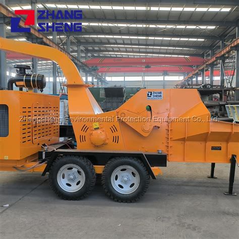 Factory Supply 12 Inch Tree Branch Shredder Crusher Large Wood Chipper Machine Wood Chipper