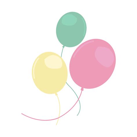 풍선 일러스트 Png Ai 무료 다운로드 2023년 리틀딥