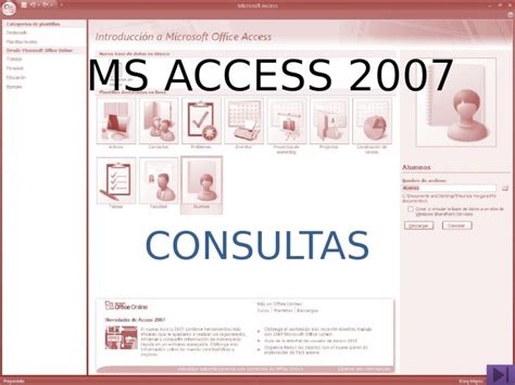 Pptx Ms Access 2007 Consultas Contenido 1 Que Es Una Consulta 2