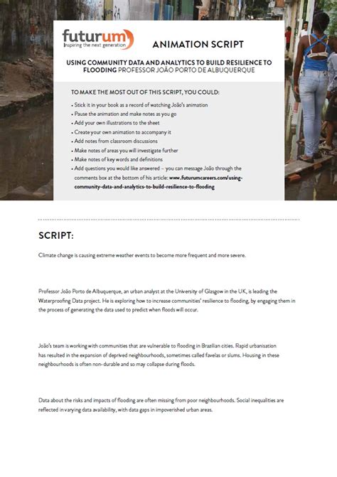 Using Community Data And Analytics To Build Resilience To Flooding Futurum