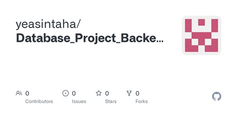 Github Yeasintahadatabaseprojectbackend