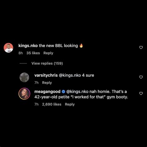 Does Meagan Good Have A BBL Actress Responds To Speculation