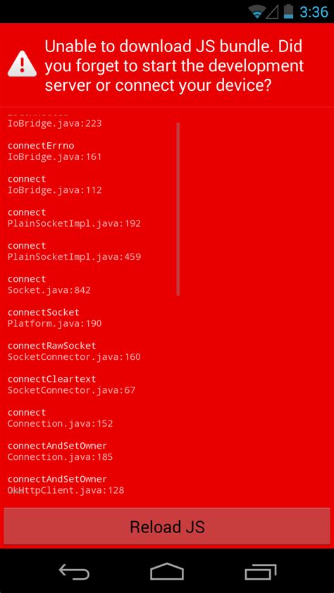 Cant Able To Run React Native App In Android Device Stack Overflow