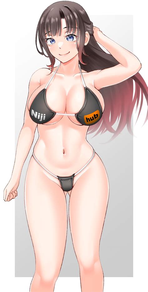 Rule 34 1girls Aqua Eyes Armpit Belly Belly Button Big Breasts Bikini