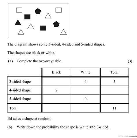 [answered] the diagram shows some 3 sided 4 sided and 5 sided s