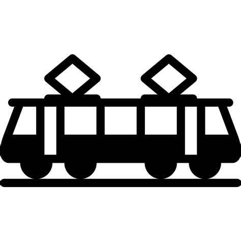 Tram Vector SVG Icon SVG Repo