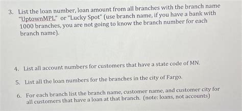 Solved Write Sql Statements To Answer Each Of The Following