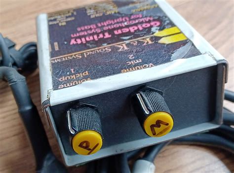 On Hold Further Drop Kandk Double Bass Piezo And Mic Pickup Preamp Sold Eubs And Double