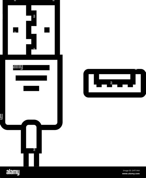 Usb Type B Cut Out Stock Images Pictures Alamy