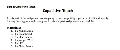 assignment 3 pseudocode and capacitive touch