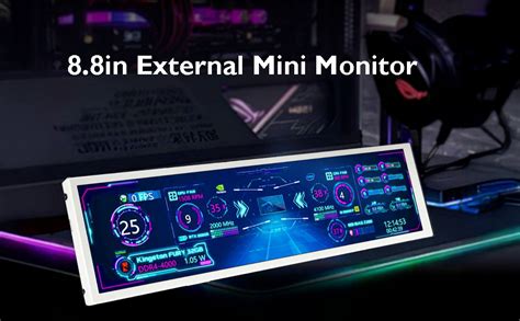 8 8 Inch Usb Mini Screen 1920x480 For Aida64 Pc Cpu Hdd Data Monitor Computer