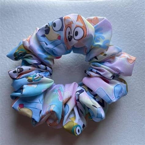Bluey Scrunchie Bluey Disney Scrunchie Hair Cute Depop