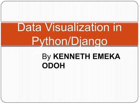 data visualization s using python ppt